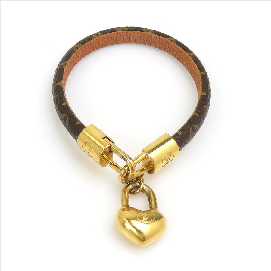 海外販売対応(Global shipping)ルイ ヴィトン LOUIS VUITTON　 ブレスレット モノグラム ブラウン モノグラムキャンバス ブレスレット クレイジー イン ロック レディース M6451 送料無料 【中古】 567...