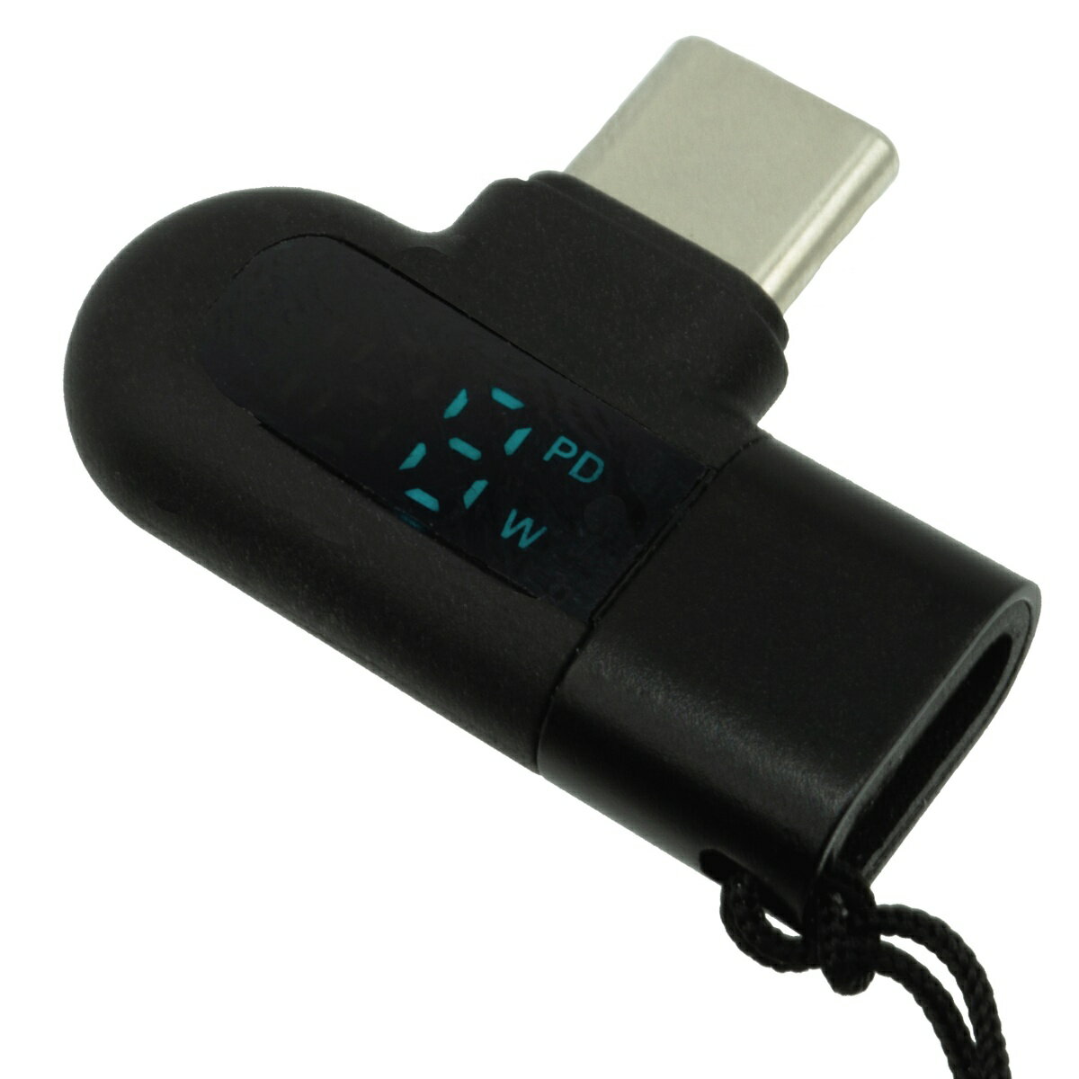 USB Power Delivery対応の有無とワット数がわかるUSB Type-Cチェッカーです。USB Power Deliveryで充電されている場合、PDの表示が点灯します。一部充電制御搭載機器やバッテリー等の残量によっては、PD表...