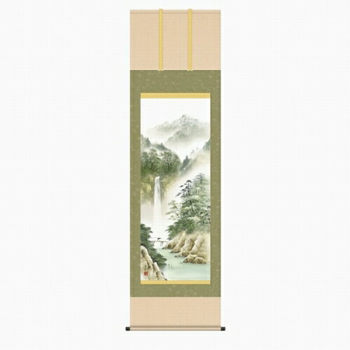 商品の詳細 作家名 清水玄澄 作品名 薫風蒼水（尺五立） 技法 版画+手彩色 外径サイズ 190×55 cm 作品サイズ − 補足説明 表装済　尺五立 状態 新品 付属品 高級桐箱 エディション 【作品解説・掛軸】神秘的で美しい風景が郷愁の...