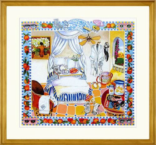 商品の詳細 作家名 Cynthia Fitting 作品名 California Spa Starter 技法 オフセットによる複製 外径サイズ 43×43 cm 作品サイズ 31×31 cm 補足説明 状態 新品　 付属品 額付 エディシ...