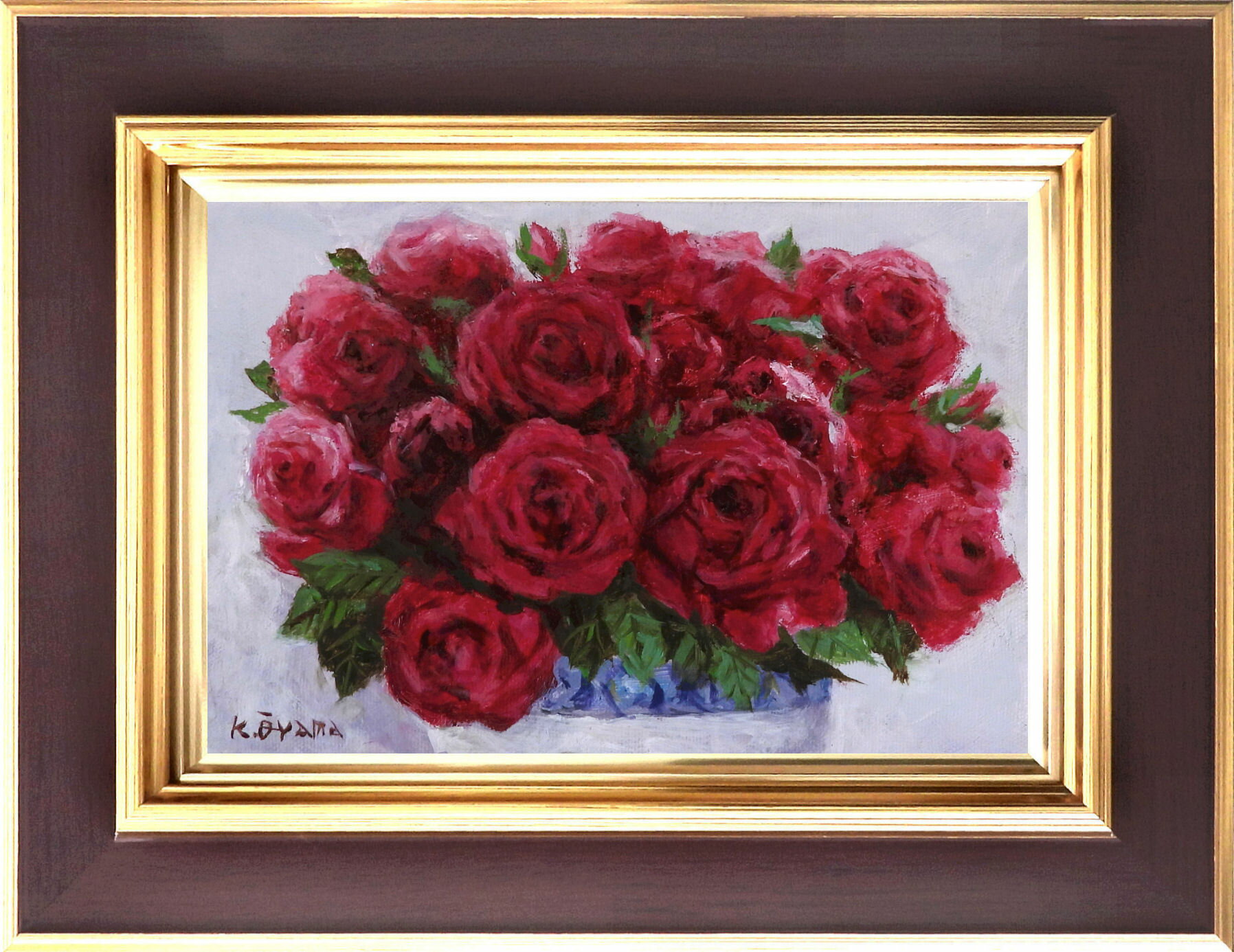 商品の詳細 作家名 大山功 作品名 バラ（SM号） 技法 油彩画 外径サイズ 33×26 cm 作品サイズ 22×15 cm 補足説明 SM号　真筆　 状態 新品　 付属品 額付 エディション 鮮やかな薔薇の絵が、お部屋の雰囲気を明るくして...