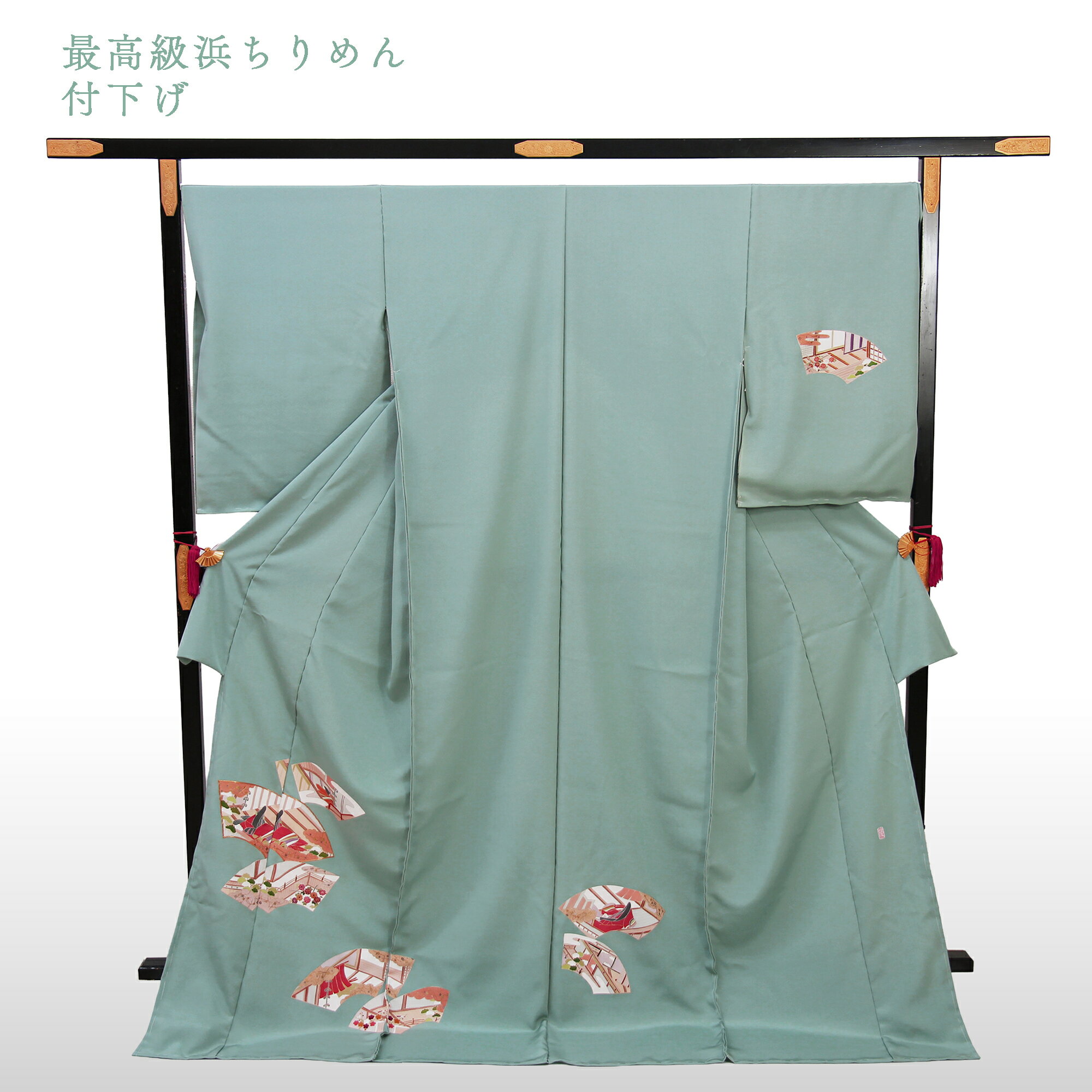 適応シーン結婚式二次会、パーティー、同窓会、お茶会、あつまり、デート、ショッピング 適応シーズン1月〜5月、10月〜12月 適応年代20代後半以上の方に 状態新品　未仕立て 素材正絹　浜ちりめん生地 サイズ内巾　約34.5cm 裄69cm　...