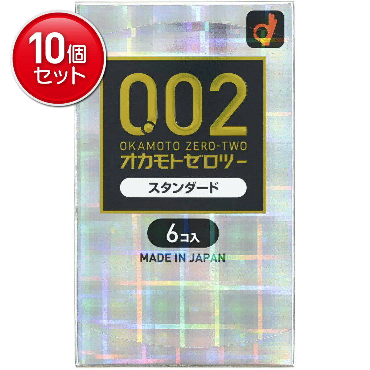 　薄さ均一 002EX ナチュラル 6個入り(コンドーム　スキン)ブランド：薄さ均一販売・製造元：オカモトISO規定の3点測定法で0.02ミリ台を実現したコンドームです。ゴムくさくなく、ラテックスアレルギーも考慮した、水系ポリウレタン素材を...