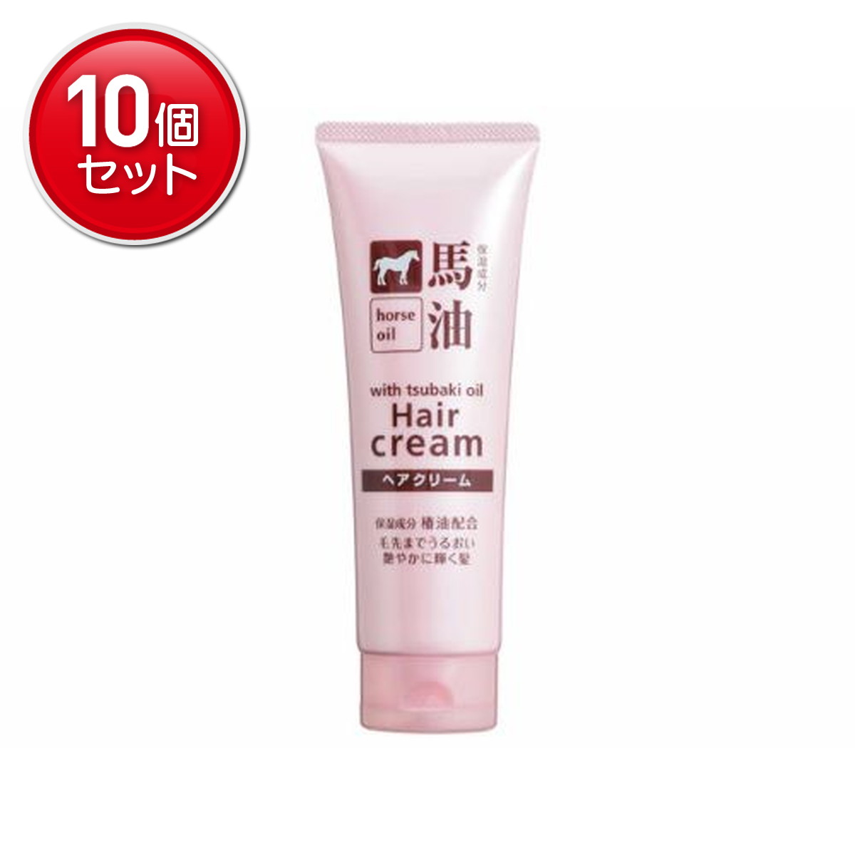商品名：馬油 ヘアクリーム 160g内容量：160gブランド：馬油原産国：日本毛先まで潤い　艶やかに輝く髪＊保湿成分馬油配合。毛先まで潤いの美髪へ。＊高保湿成分椿オイルが、髪にうるおいと艶を与えます。＊スタイリングの崩れの原因となる湿気の吸...