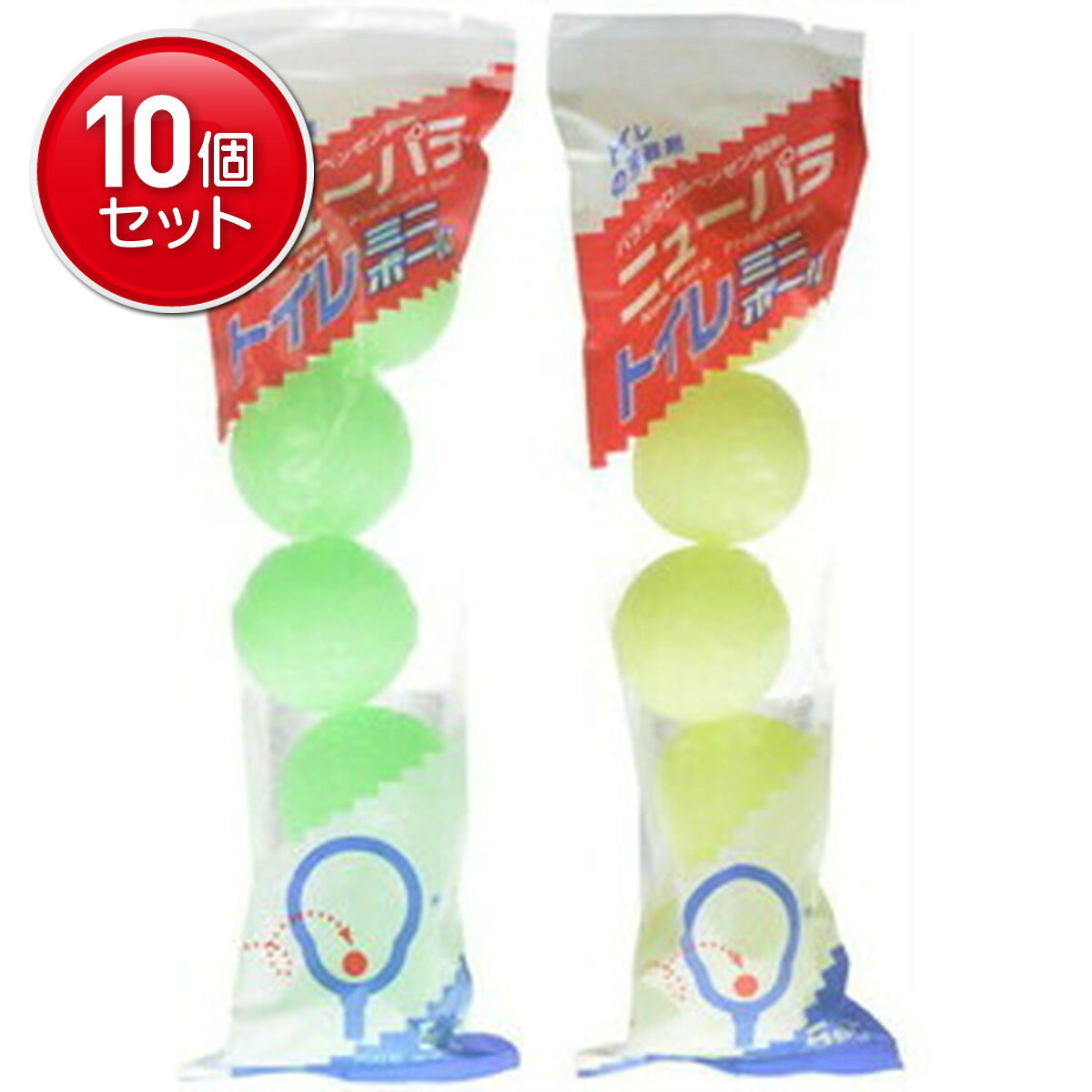 「ニューパラトイレボールミニ 40g*5P」は、消臭剤 トイレ用です。カラーアソートのため色は選べません。原産国：日本使用上の注意：トイレ用以外にはご使用にならないで下さい。お問い合わせ先：ライオンケミカル(株)0737-82-3211広告...