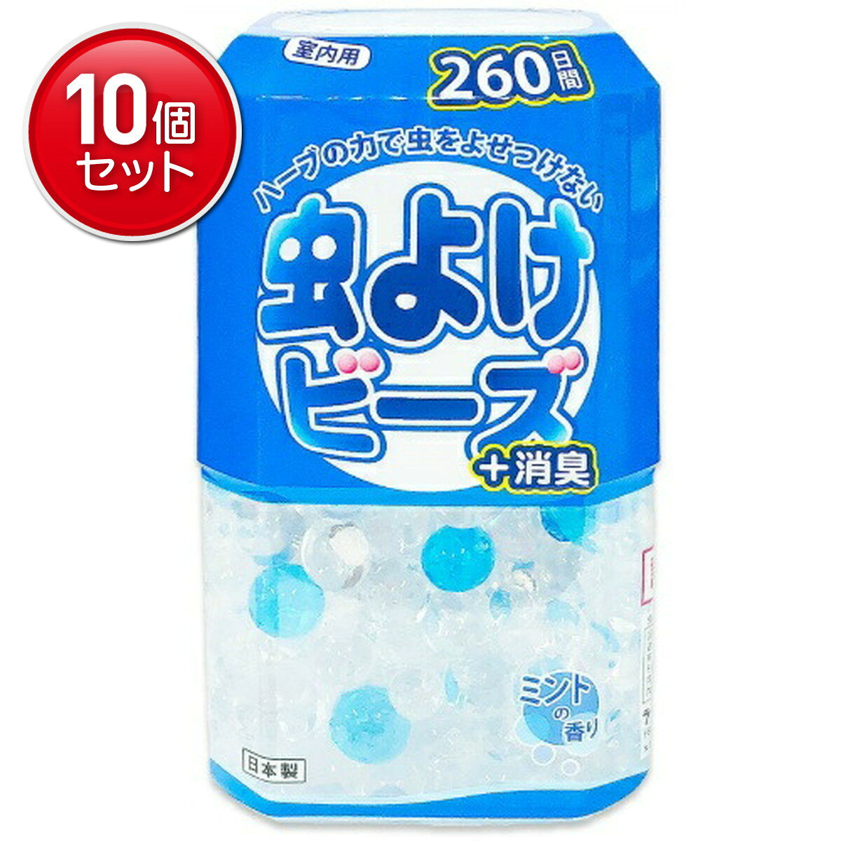 商品名：ライオンケミカル 虫よけビーズ +消臭 ミントの香り 380g 内容量：380gJANコード：4900480227132発売元、製造元、輸入元又は販売元：ライオンケミカル原産国：日本商品番号：101-53023ブランド：ライオンケミ...
