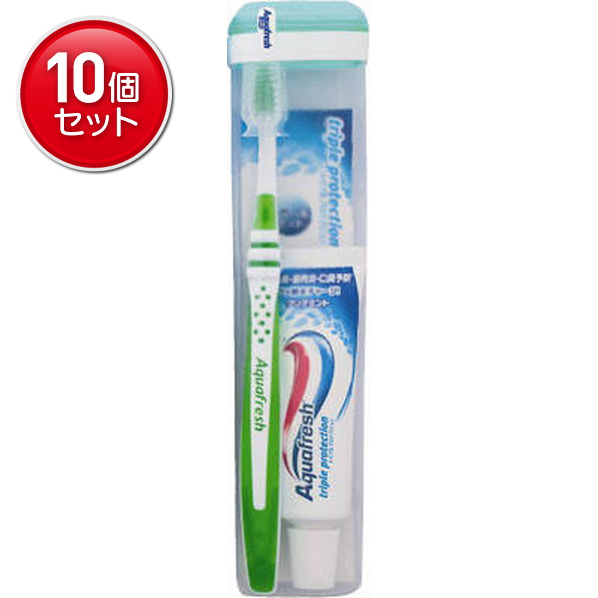 区分:医薬部外品　アクアフレッシュ トラベルソフト ケースセットブランド：アクアフレッシュ発売元、製造元、輸入元、又は販売元：Haleonジャパン（株）MAGやフッ素などを配合した歯磨きです。歯周病や、口臭、むし歯を予防します。オフィスや外...