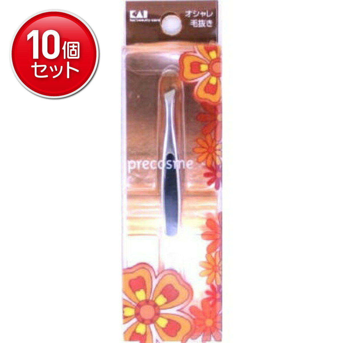 商品名：貝印 プリコスメ オシャレ毛抜き内容量：1本JANコード:4901601231403発売元、製造元、輸入元又は販売元：貝印原産国：中華人民共和国商品番号：101-61346ソフトなタッチのすべり止め付きで、使いやすい設計となっていま...