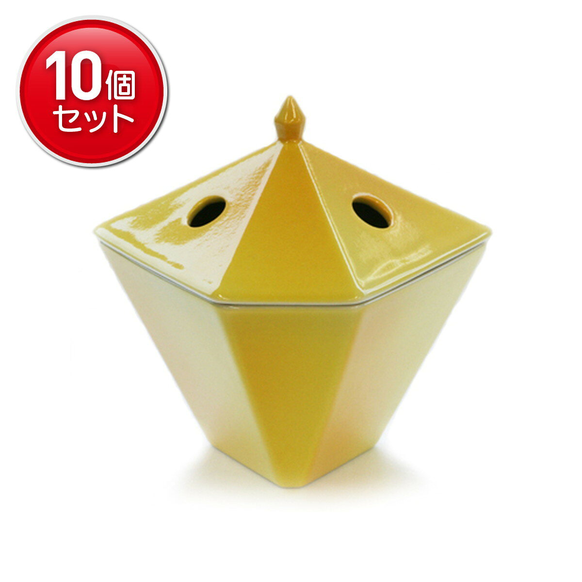 商品名：日本香堂 縁香炉 黄内容量：1個JANコード：4902125750289発売元、製造元、輸入元又は販売元：株式会社日本香堂原産国：日本商品番号：101-4902125750289商品説明形やデザインにこだわった香炉「縁」。明るい色を...