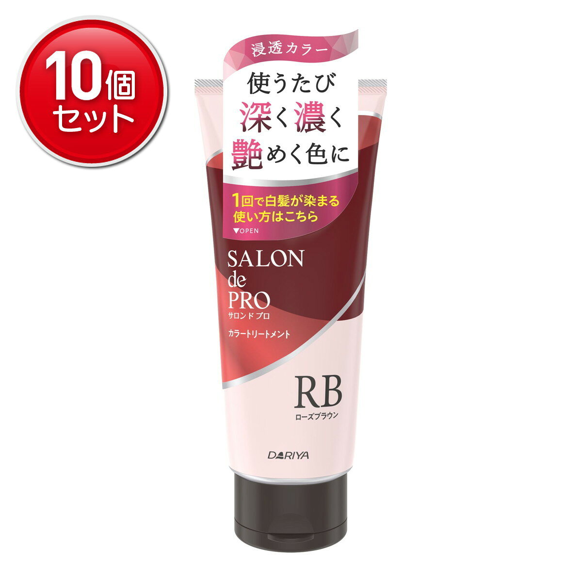 商品名：サロンドプロ　カラートリートメント　＜ローズブラウン＞内容量：180gJANコード：4904651184002発売元、製造元、輸入元又は販売元：株式会社ダリヤ原産国：日本区分：化粧品商品番号：101-35712ブランド：サロンドプロ...