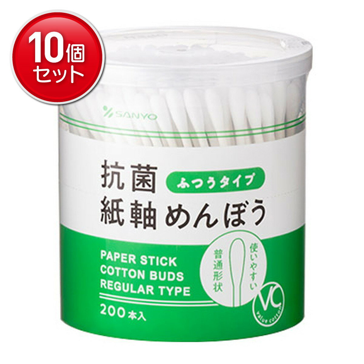 商品名：山洋 VC20 抗菌 紙軸 めんぼう 200本内容量：200本JANコード：4936613105701発売元、製造元、輸入元又は販売元：山洋原産国：ベトナム商品番号：101-4936613105701商品説明綿棒といえば「コレ！」と...