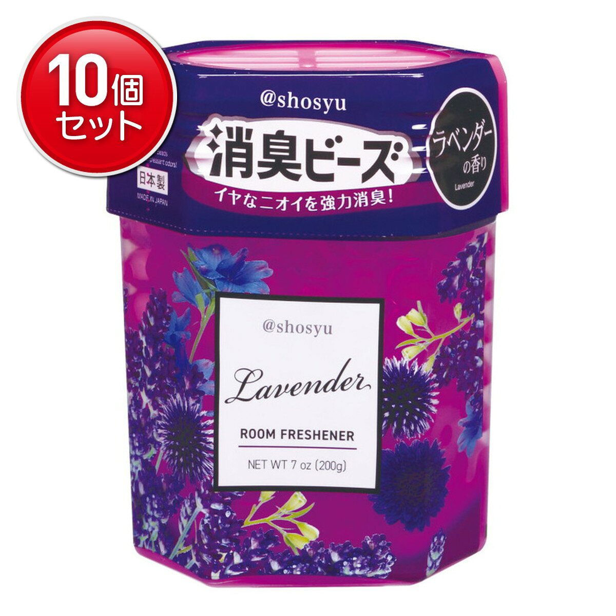 商品名：小久保工業所 @Shosyu アットショウシュウ 消臭ビーズ ラベンダーの香り 200g内容量：200gJANコード：4956810239504発売元、製造元、輸入元又は販売元：小久保工業所原産国：日本商品番号：101-495681...