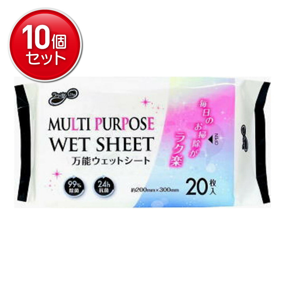 商品名：昭和紙工 ラク楽LIFE なんでもふける 万能ウエットシート 20枚内容量：20枚JANコード：4957434010258発売元、製造元、輸入元又は販売元：昭和紙工原産国：日本商品番号：101-4957434010258商品説明サッ...