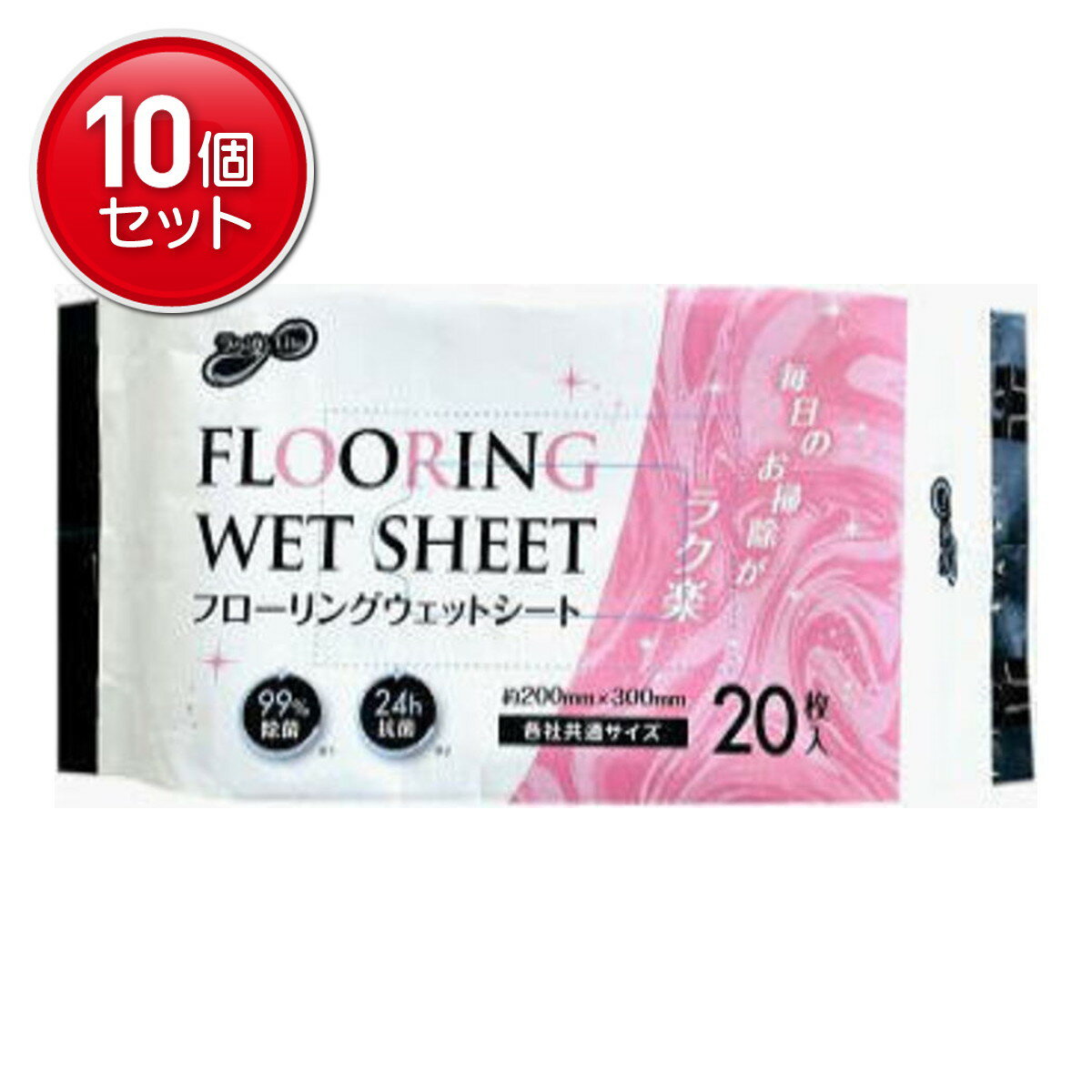 商品名：昭和紙工 ラク楽LIFE フローリング ウエットシート 20枚入 各社共通サイズ内容量：20枚JANコード：4957434010463発売元、製造元、輸入元又は販売元：昭和紙工原産国：日本商品番号：101-4957434010463...