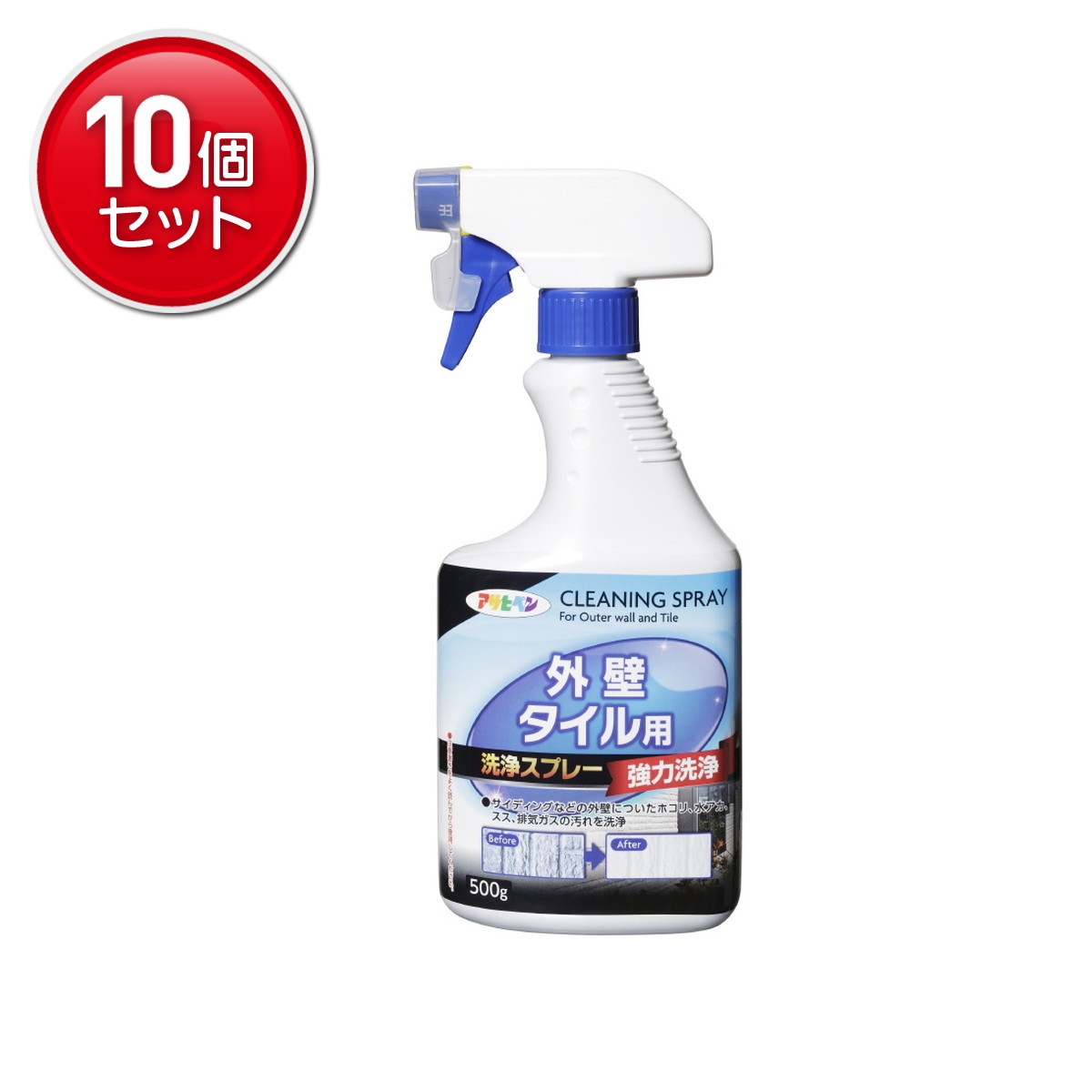 商品名：アサヒペン 外壁・タイル用 洗浄スプレー 泡洗浄 500g内容量：500gJANコード：4970925307583発売元、製造元、輸入元又は販売元：株式会社アサヒペン原産国：日本商品番号：101-4970925307583商品説明サ...