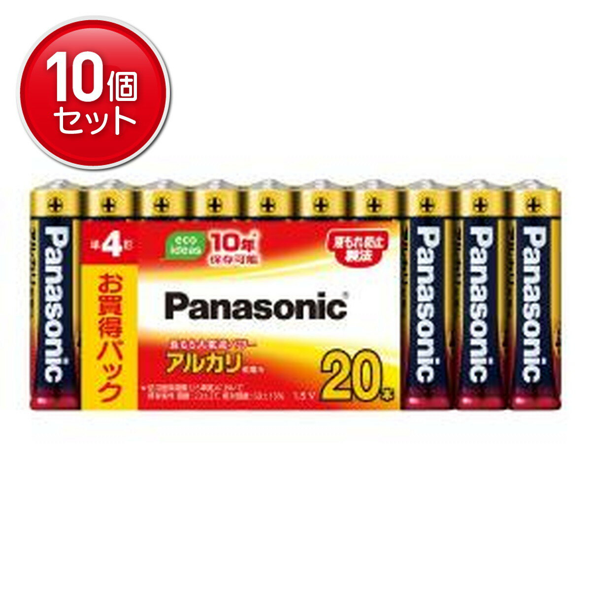 商品名：パナソニック パナソニック アルカリ乾電池 単4形 LR03XJ／20SW　20本内容量：20本ブランド：Panasonic　アルカリ原産国：タイJANコード:4984824723917商品番号：101-60840広告文責：アットラ...