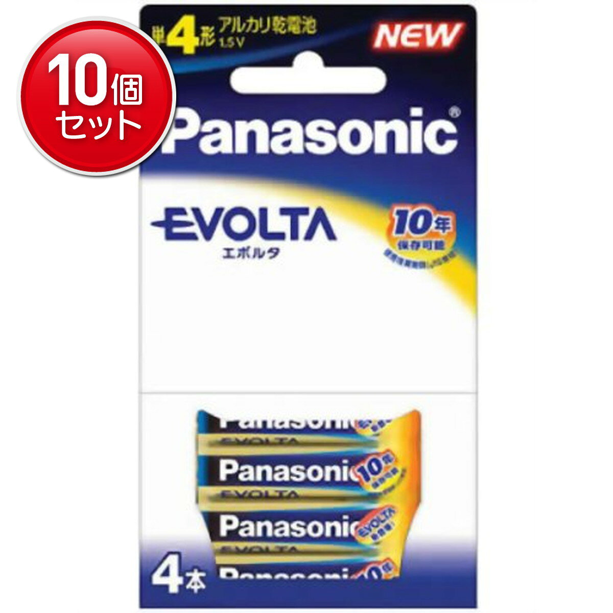 　家電(\)電池・充電池(\)乾電池パナソニック アルカリ乾電池 EVOLTA(エボルタ) 単4形 4本 LR03EJ/4B単4形ナショナルの乾電池です。内容積を増やして、活物質の容量をアップし、正極材料、負極材料ともに反応性をアップしまし...