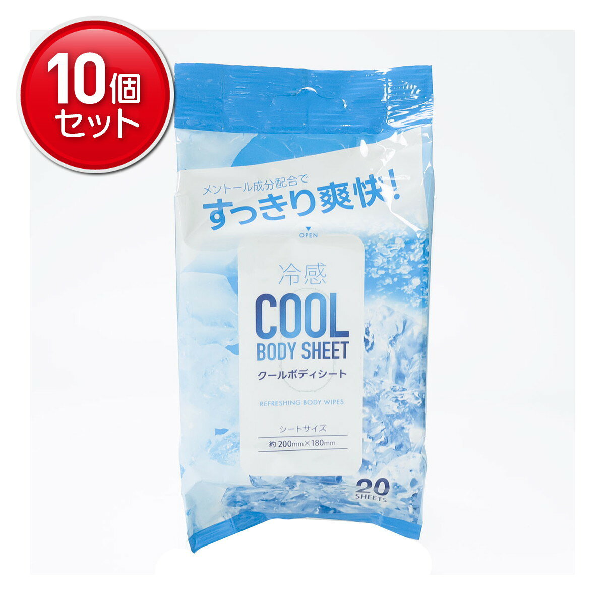 商品名：明石通商 クール ボディシート 20枚内容量：20枚JANコード：4571586076919発売元、製造元、輸入元又は販売元：明石通商原産国：中国商品番号：101-4571586076919商品説明メントール成分を配合しており、すっ...