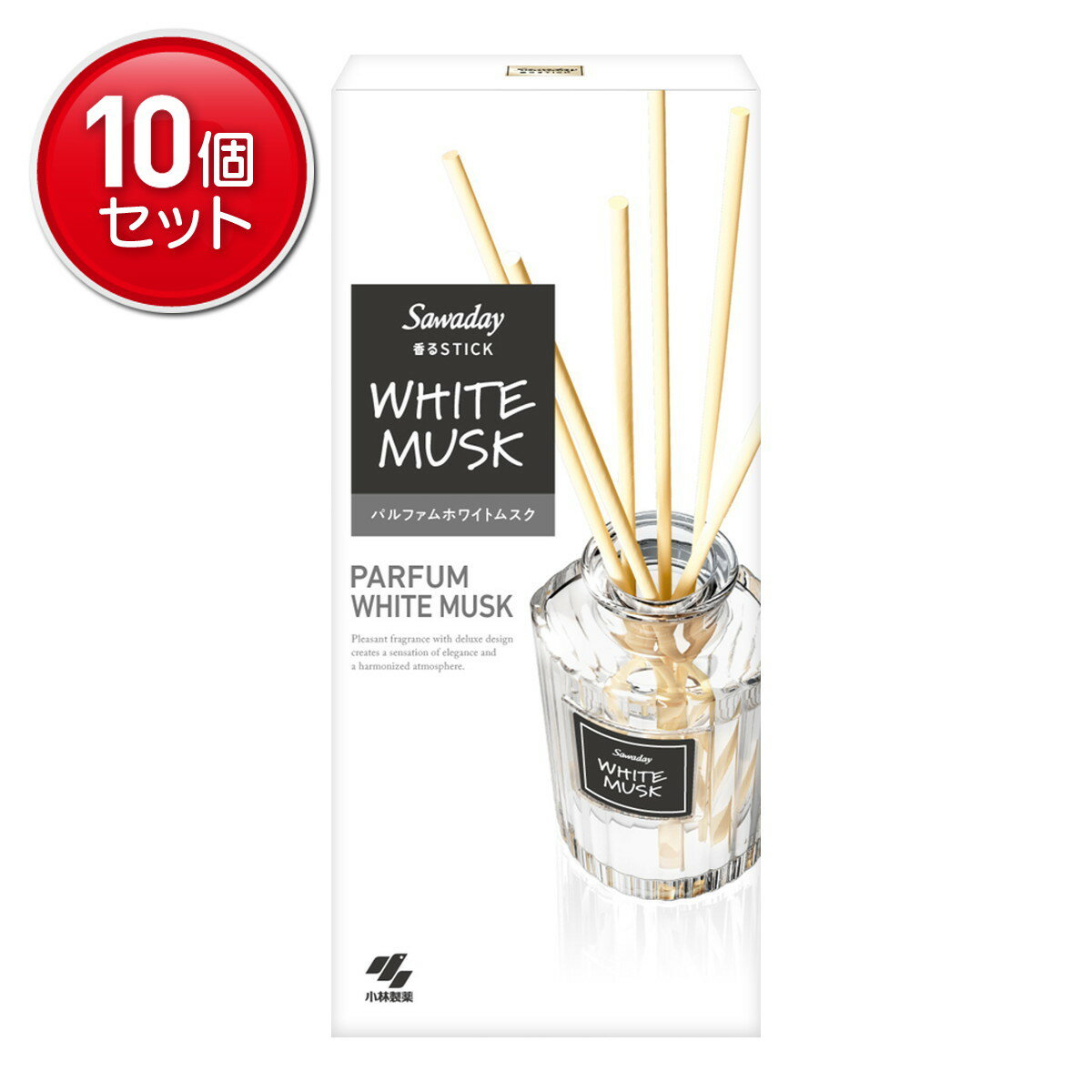 商品名：小林製薬 サワデー SAWADAY香るStick パルファムフィグ ホワイトムスク 70mL内容量：70mLJANコード：4987072097243発売元、製造元、輸入元又は販売元：小林製薬原産国：日本商品番号：101-*010-4...
