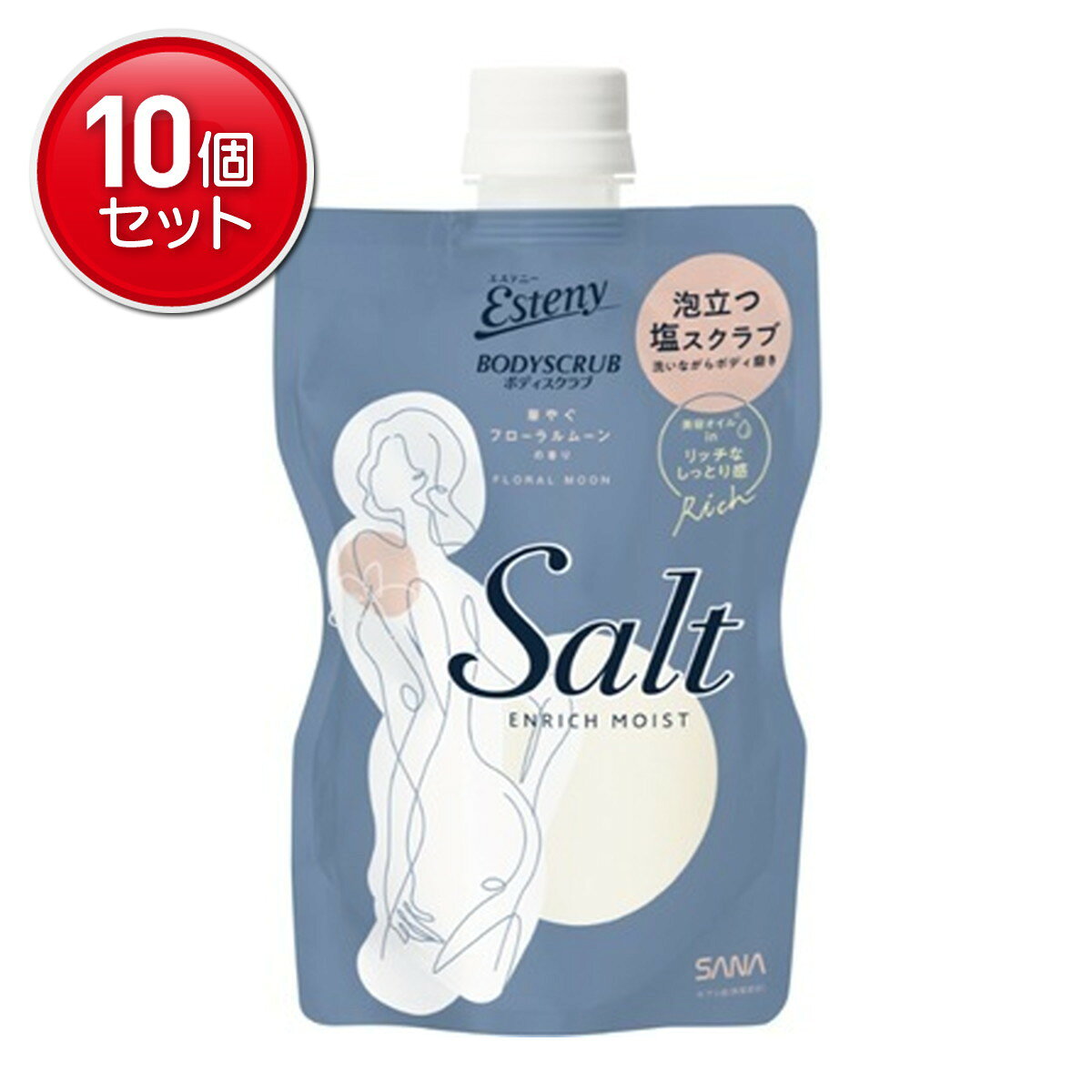 商品名：サナ エステニー ソルティ スクラブ エンリッチモイスト 350g内容量：350gJANコード：4964596703263発売元、製造元、輸入元又は販売元：常盤薬品工業原産国：日本区分：化粧品商品番号：101-49645967032...