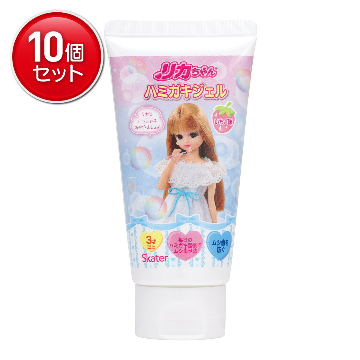 商品名：スケーター 歯磨き ジェル リカちゃん23 ZHJ1 いちご味 50g ハミガキ 子供用内容量：50gJANコード：4973307650345発売元、製造元、輸入元又は販売元：スケーター原産国：ベトナム区分：化粧品商品番号：101-...