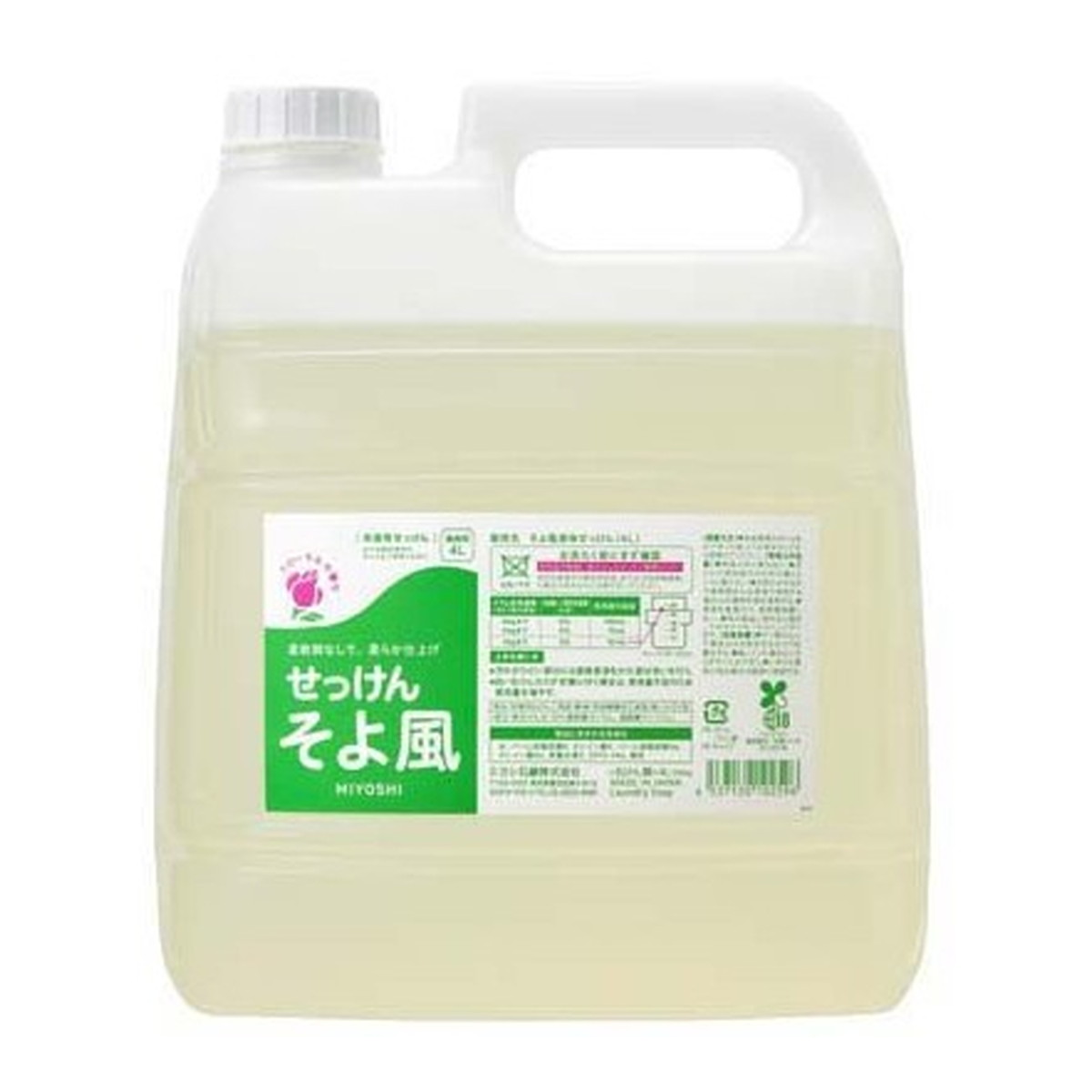 商品名：ミヨシ石鹸 業務用 そよ風 液体せっけん 4L 洗濯用洗剤内容量：4000mLJANコード：4537130102596発売元、製造元、輸入元又は販売元：ミヨシ石鹸原産国：日本商品番号：101-4537130102596商品説明ほのか...