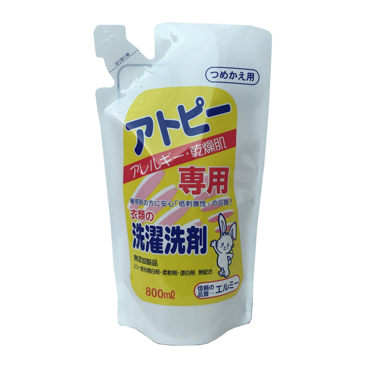 商品名：コーセー エルミー アトピー アレルギー・乾燥肌専用 衣類の洗濯洗剤 つめかえ用 800ml 洗濯用洗剤内容量：800mlJANコード：4983239396402発売元、製造元、輸入元又は販売元：コーセー原産国：日本商品番号：101...