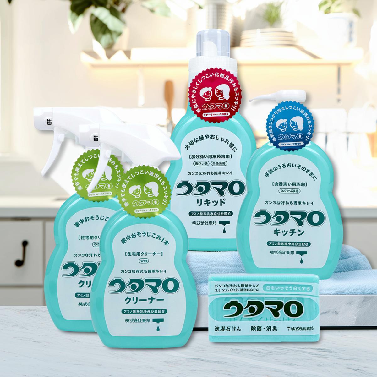 セット内容東邦 ウタマロ 石けん133g、リキッド 部分洗い用400mL 、住宅用クリーナー400mL×2、食器洗い用洗剤300mLのセットです。--------------------------商品名：東邦 ウタマロ 石けん 133G ...