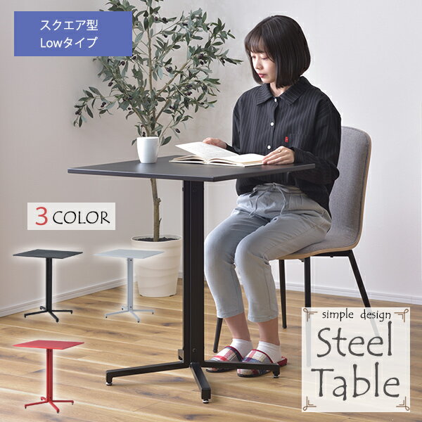 ◆商品スペック 【サイズ】 サイズ：W60×D60×H73(cm) 【材質】 スチール（粉体塗装) アジャスター付 ■組立式 【重量(kg)】 8 ◆備考 こちらの商品はお客様組み立てとなります。 掲載画像につきましては、撮影照明やお客様の...