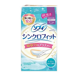 商品名ユニ・チャーム ソフィ シンクロフィット 特に多い昼用 10ピース商品説明多い昼にも安心特に多い昼用厚型タイプ吸収力をプラスオン素材表面材:ポリエステル/レーヨン/色調:橙色(ダイレクトイエロー12/ダイレクトレッド81を含む)、白色...