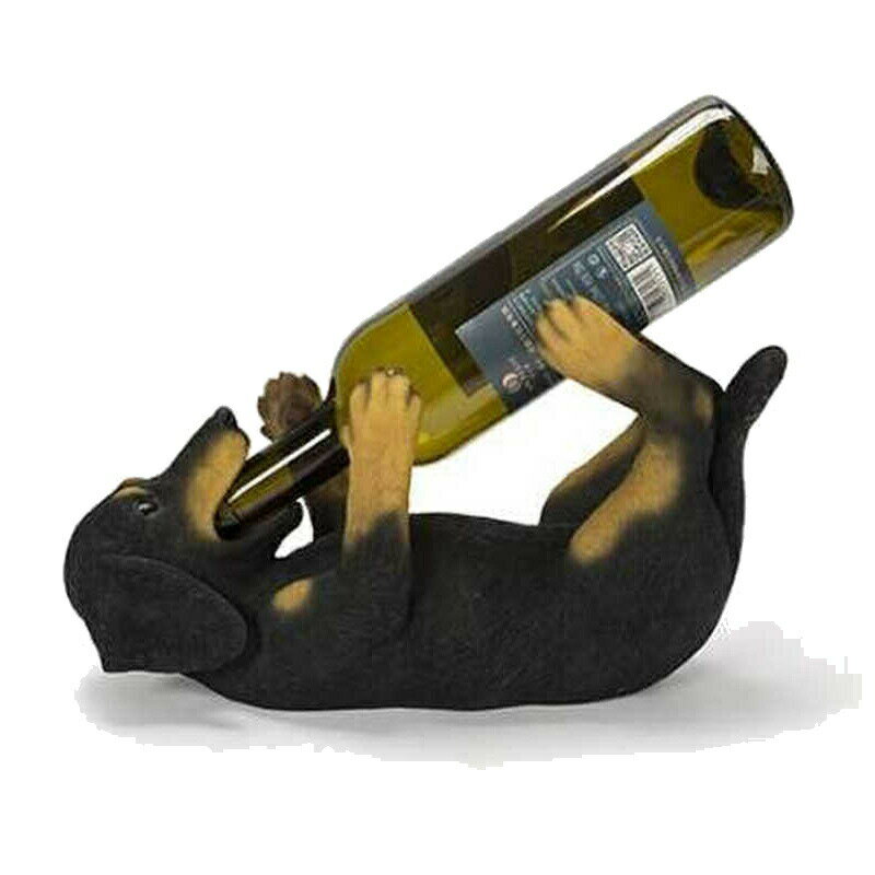商品名 富士商　アニマルワインボトルホルダー ダックスフンド　F21110 商品説明 かわいくボトルを守ります。 日常的な保管だけでなく記念ボトルと一緒にインテリアとしてもお使い頂けます。 材質 ポリレジン サイズ 32×11.5×19cm...