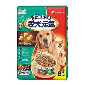 商品名 ユニ・チャーム　愛犬元気　全成長段階用　ささみ・ビーフ・緑黄色野菜　6.0kg　4520699654033※メーカー都合によりパッケージ、デザインが変更となる場合がございます 商品説明 ●良質なタンパク質やカルシウムなど必要な栄養が...