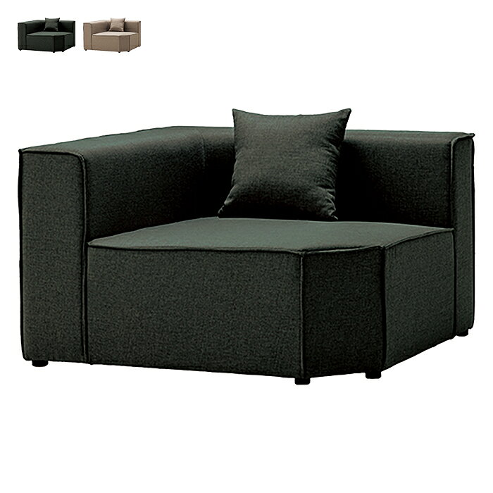 桜屋工業 CHERRY HOMEDAYソファ 完成品 LS-425-C張地:チャコールグレーウォームグレーW1090×D1090×H740・SH400mm座部:布、ウレタンフォーム、ウェーブスプリング式肘・背部:布、ウレタンフォーム、化繊綿...