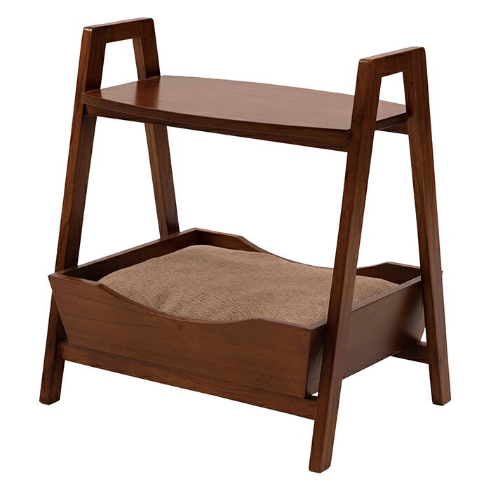 東谷 AZUMAYAペットサイドテーブル 完成品 PET-67取り外し可能なやわらかいクッションでペットのくつろげる場所になり、上部のテーブルはサイドテーブルとしてもお使いいただけます。天然木のカラーと木目がぬくもりを与え、お部屋のインテリ...