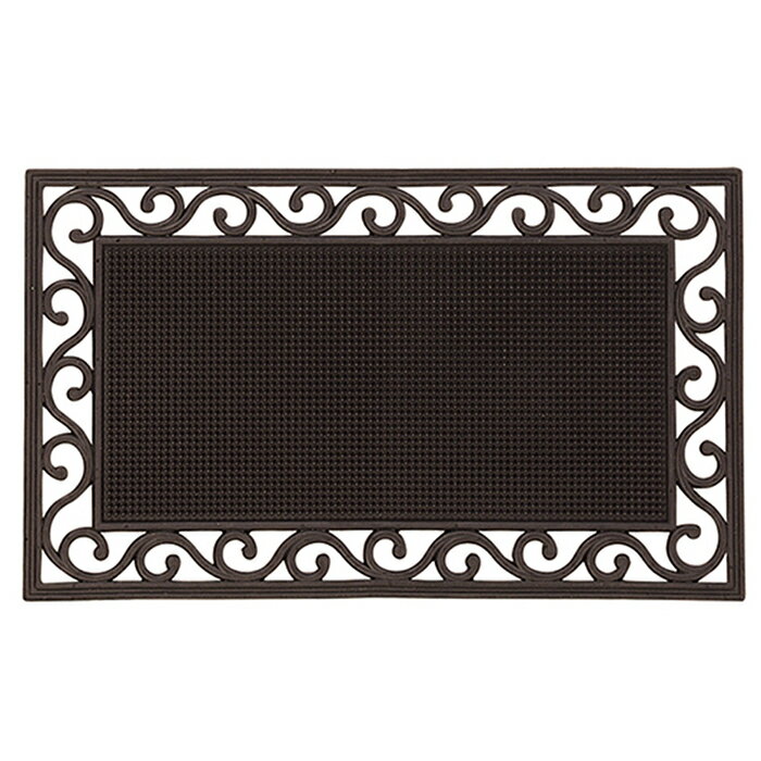 萩原 HAGiHARAラバーマット CE-4080とにかく玄関先で土を落としたいという機能性重視だけど、デザインにもこだわりたい方におすすめの屋外用玄関マットです。とてもやわらかいラバー素材なので、タイルなどをキズつけにくく安心してお使いい...