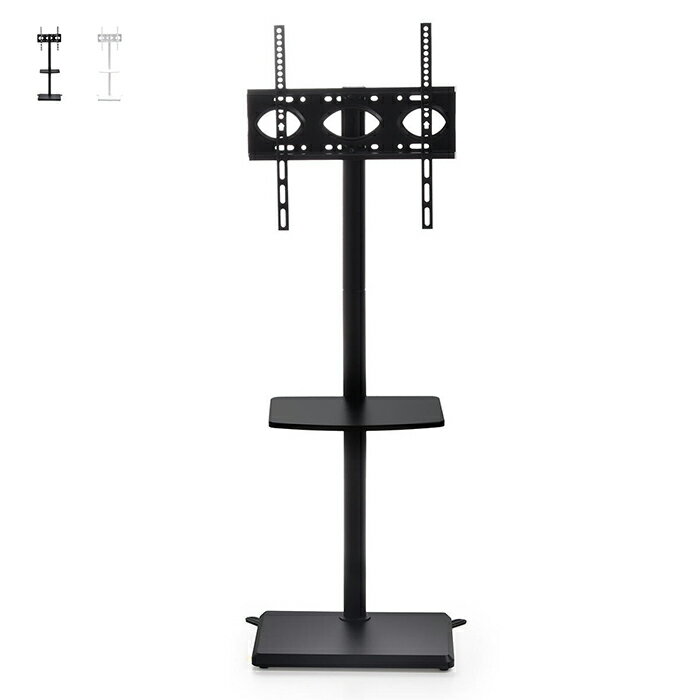 32〜55型までのテレビに対応した、本体耐荷重40kgの壁寄せタイプの棚付きテレビスタンド。テレビスタンドのメリットは、空間を広く使え、省スペースで設置できるので土台が邪魔になりにくく、部屋の圧迫感が減少されます。商品サイズ：幅 495 ×...