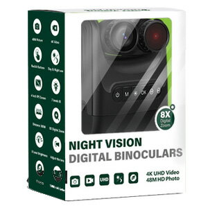 録画ができる180°回転式レンズ暗視双眼鏡 KL-A180 録画ができる 180°回転式レンズ暗視双眼鏡 KL-A180 録画ができる！180°回転式レンズ暗視双眼鏡です。あらゆる状況で最適な視野角を得るために、視野角を柔軟に調整できます。...