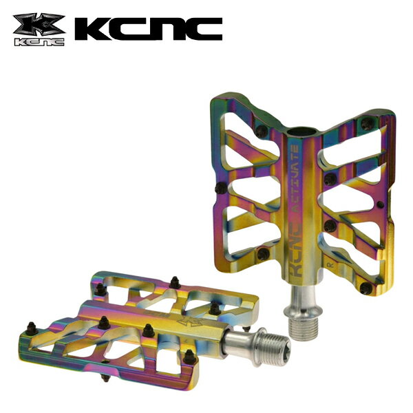 【商品説明】 KCNC アクティベート KPED12 CNC ロード ペダル ロードバイク＆クロスバイク専?設計のフラットぺダル ロードバイクやクロスバイクのために設計された高品質なフラットペダル。 オンロードバイクのスタイリッシュさと踏み...