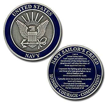【中古】【輸入品・未使用】U.S. Navy Sailor's Creed Challenge Coin【メーカー名】Armed Forces Depot【メーカー型番】【ブランド名】Armed Forces Depot【商品説明】U.S....
