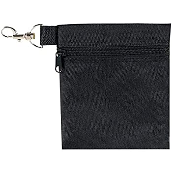 【中古】【輸入品・未使用】(Black) - Golf Tee Pouch BuyAgain 14cm X 17cm Professional Zipper Golf Tee / Ball Pouch Bag With Metal Lobs...