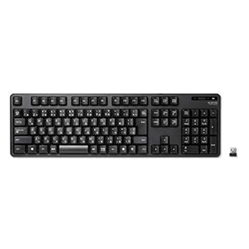 【中古】エレコム キーボード ワイヤレス レシーバー メンブレン フルキーボード ブラック TK-FDM106TXBK【メーカー名】【メーカー型番】【ブランド名】エレコム(ELECOM) パソコン用キーボード 【商品説明】エレコム キーボー...