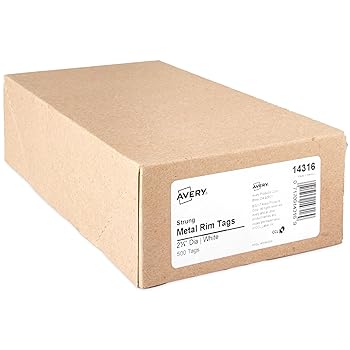 【中古】Metal Rim Marking Tags, Metal/Paper, 2-1/4G?N Diameter, White, 500/Box 並行輸入品【メーカー名】【メーカー型番】【ブランド名】Avery 番号札・荷札 【商品説明...