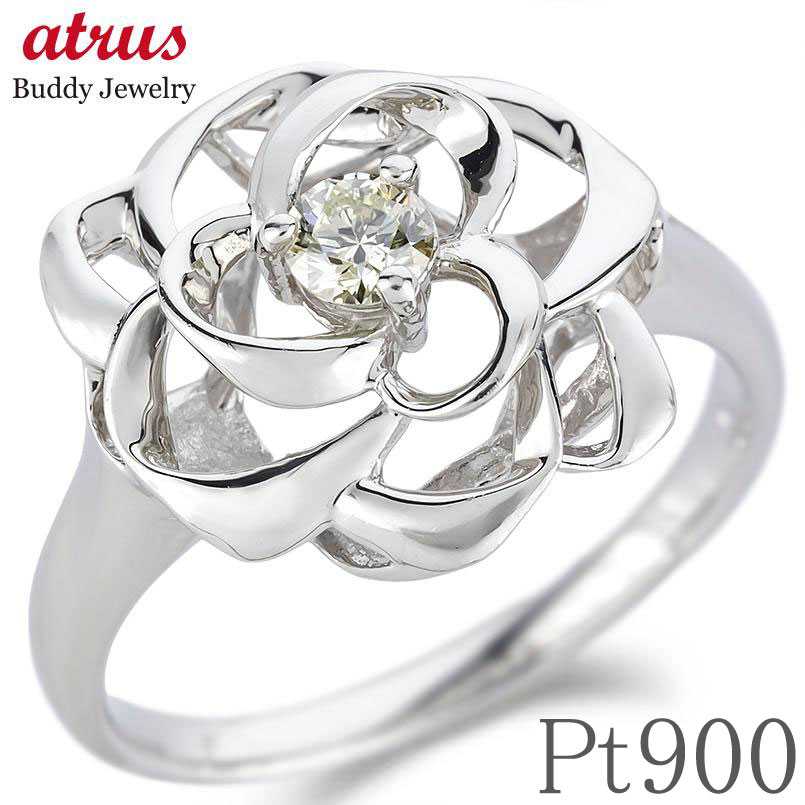 選択したオプションは買い物かごの金額には反映されておりません。 注文確定後に金額修正が発生いたします。 お勧めポイント ロマンティックで優美なバラ（ローズ）モチーフのエンゲージリング 繊細な作りと中央のダイヤモンドが、指先に上品な気品を添え...