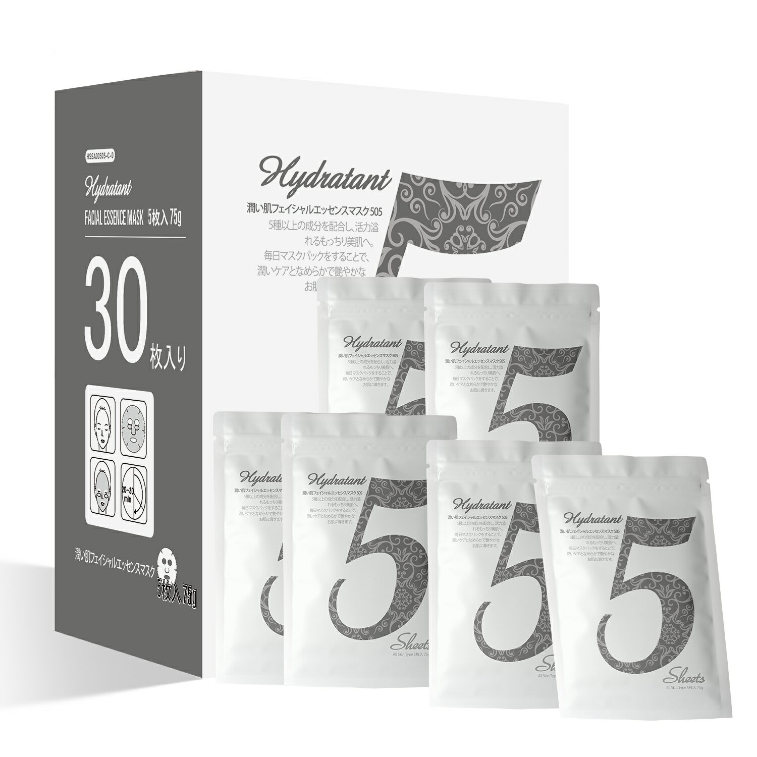 商品説明：お肌の内側から外側まで徹底ケアするMITOMOのフェイシャルエッセンスマスクBR505が、今ならお徳用5回分セットでお得にお求めいただけます。自然派成分の力を信じる私たちの製品は、肌に優しく安心してご使用いただけます。最新の美容技...