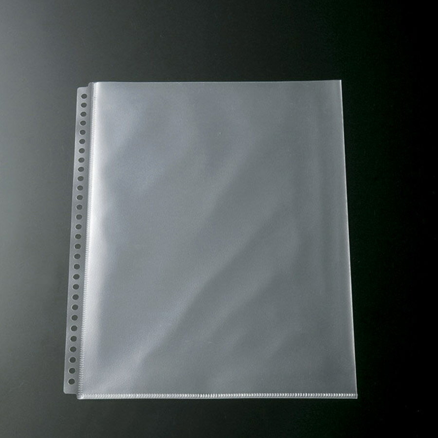 メニューブック専用のビニールポケットです。 メニュー紙を汚れから守り、いつでも綺麗に見せることができます。 ビニールは、それぞれのメニューブックに合ったタイプをご使用下さい。商品規格[サイズ] 227x306mm (A4・30穴対応)[素材...