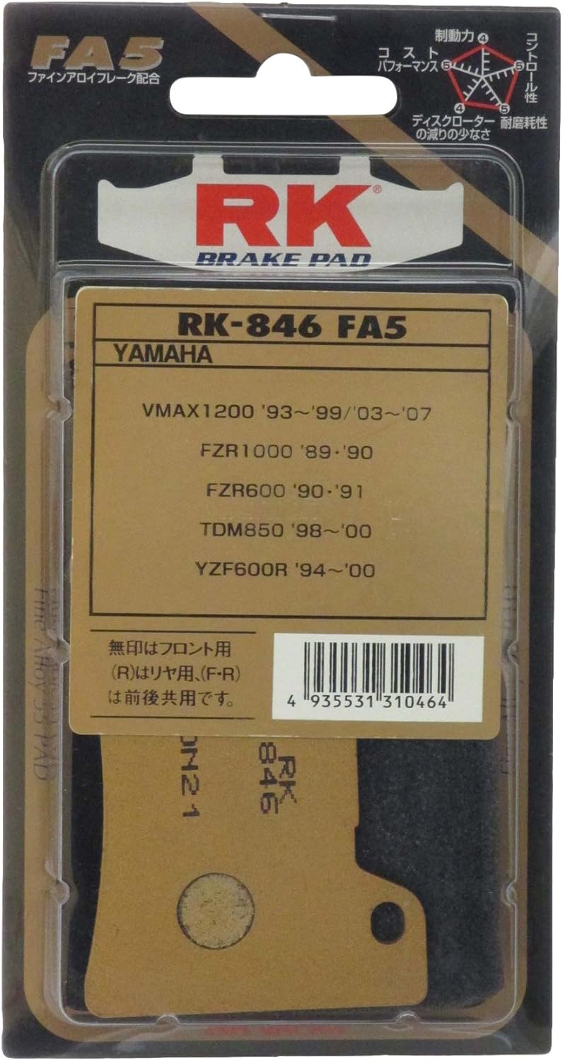 　管理番号：00-5439FINE ALLOY 55 (FA-55)ブレーキパッドの特徴は、抜群のコントロールのし易さ! 長距離派には有難い持ちの良さ!55%の銅フレークを配合したセミメタルパッド。これにより、低中速から高速まで安定した制動...