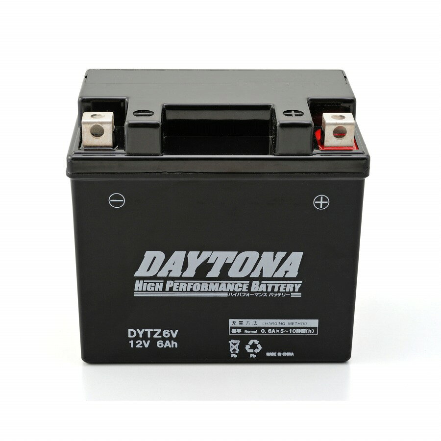 バッテリー　DAYTONA　管理番号：00-P012◆高性能で安全性も高いバイクに適したNanoGELバッテリー ◆NanoGEL採用で瞬間放電能力も高く充電時間も短くなった高性能バッテリー（DAYTONA 比） ◆電解液が注入済みのため、...