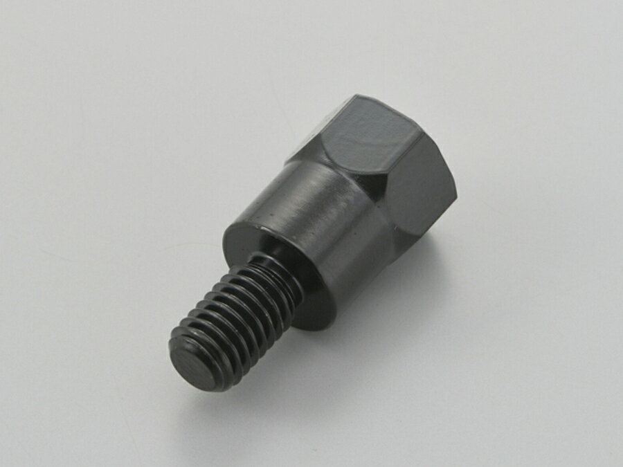 DAYTONA　管理番号：00-P093◆ネジの径や正逆を変換するアダプター ◆アダプター高さ：18. 6mm ◆カラー：ブラック ◆入数：1個入り ◆タイプ：車体側：M8逆ネジ/ミラー側：M10正ネジキャンセル不可商品です。送料消費税込で...