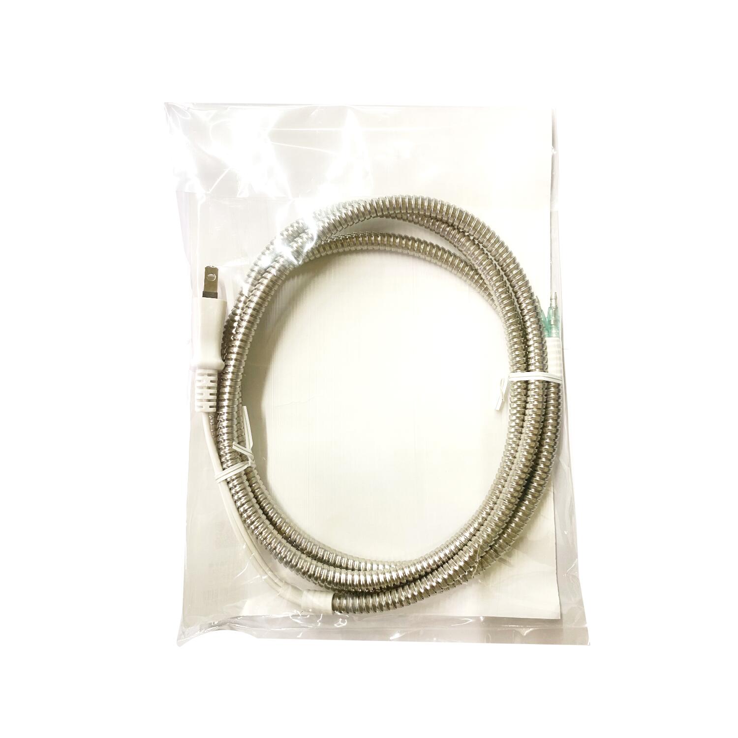 商品説明 ■貝沼産業 業務用 ユカペット専用交換コード　ステンレス製 コード全体をステンレスチューブでカバーしているから、かみぐせのあるワンちゃんでも安心です！ コード全長：約1.8m、金属部分：約1.75m ※ユカペット全てのサイズのコー...