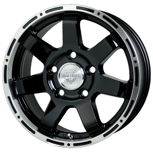 メーカー名 HOT STUFF ブランド MAD CROSS 商品名 MC-76 インチ 18 リム幅 8 インセット +48 ホール 5H P.C.D 150 カラー ブラック&リムポリッシュ 適合車種 【営業時間】月-金/10：00-1...